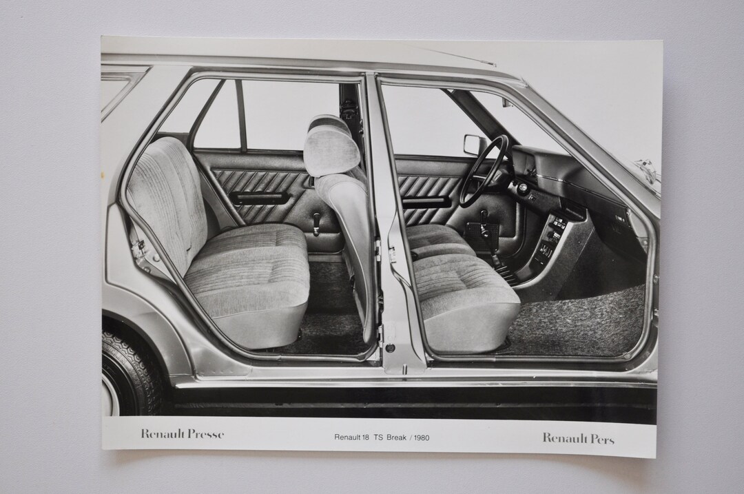 Large Photo 1980 Renault 18 TS Break (car Press Photograph Picture ...