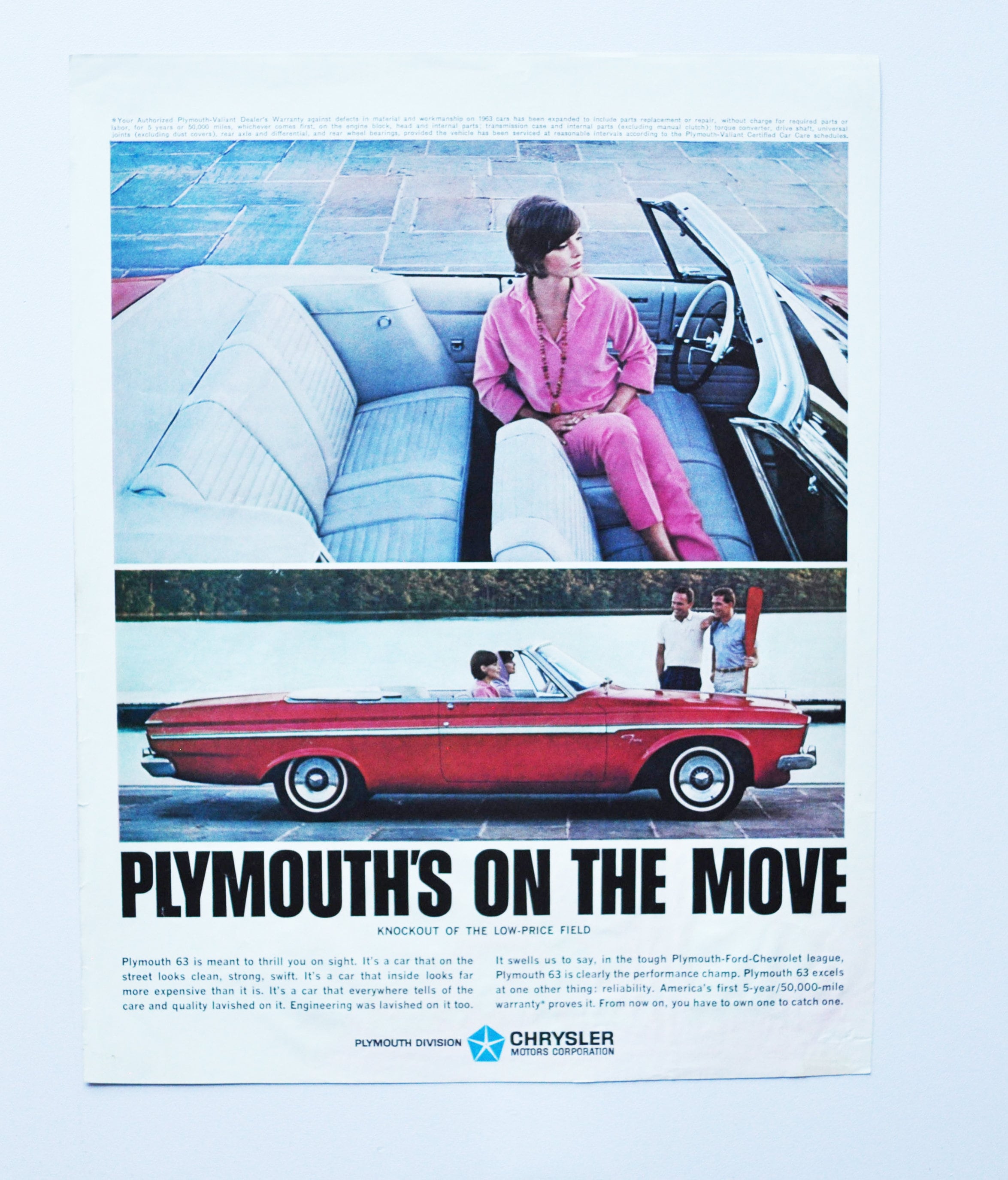 Advertisements Plymouth Ad Road Test Ad Used Car Lot Ad Vintage Car Ad ...