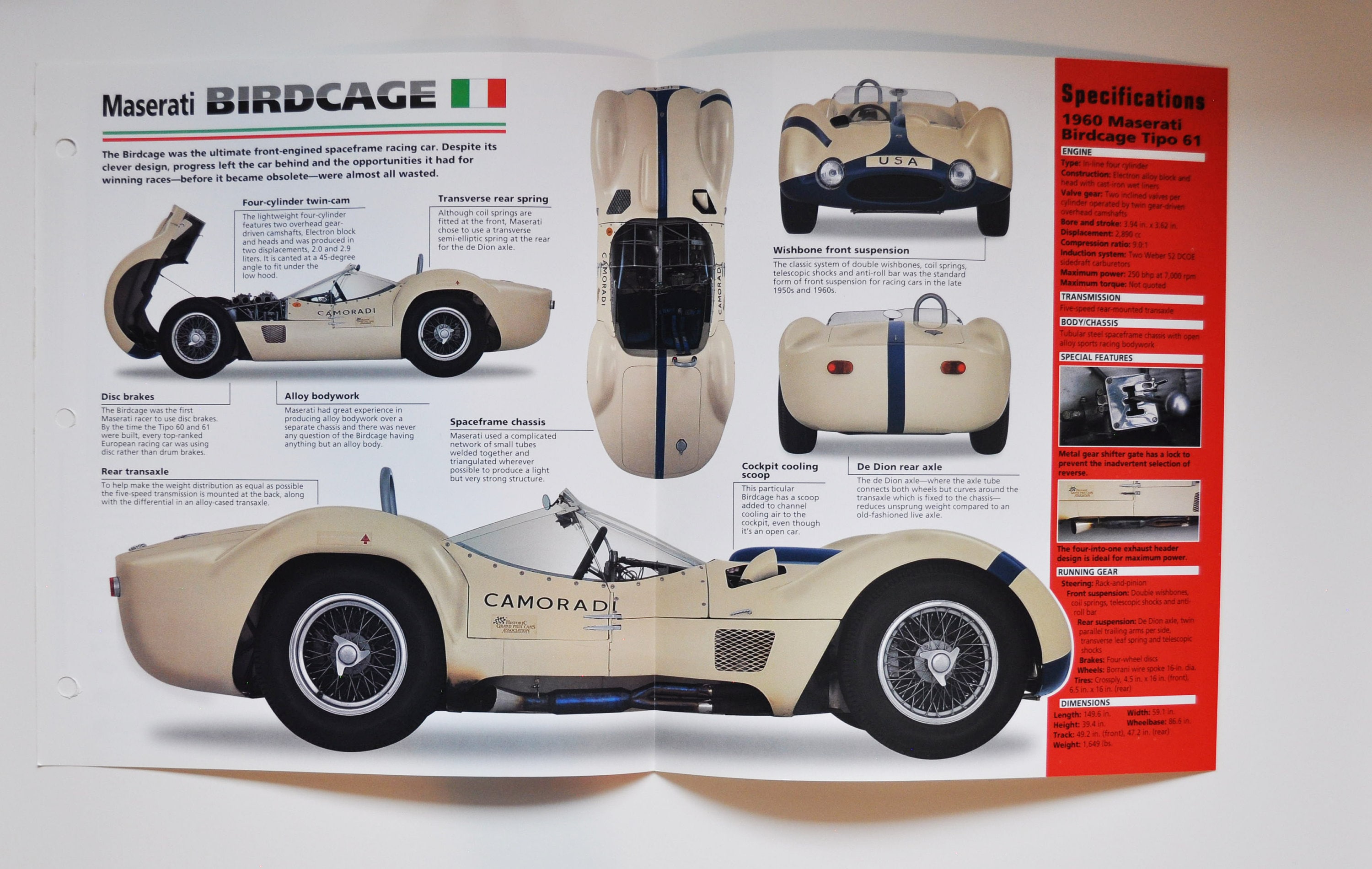 Maserati Birdcage Frame