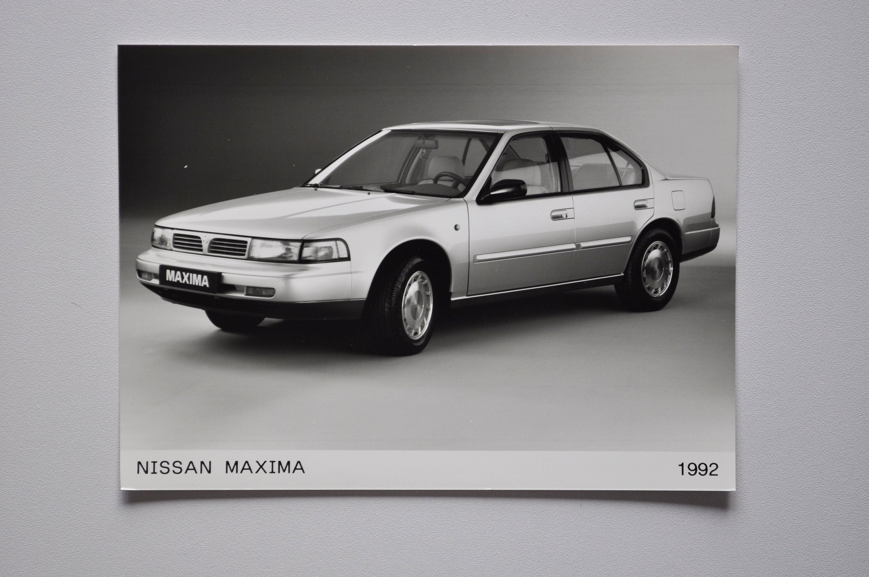 Foto 1992 Nissan Maxima coche de prensa foto de la compañía - Etsy España