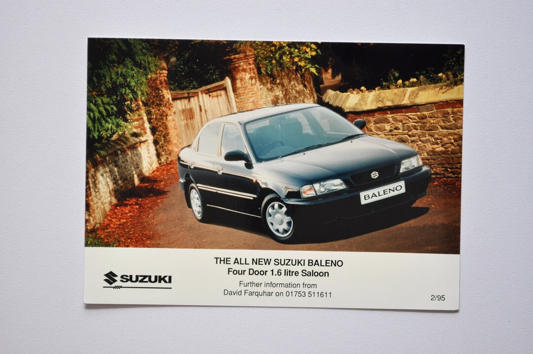 Photo 1995 Suzuki Baleno (car Press Photograph Picture Motor Company ...