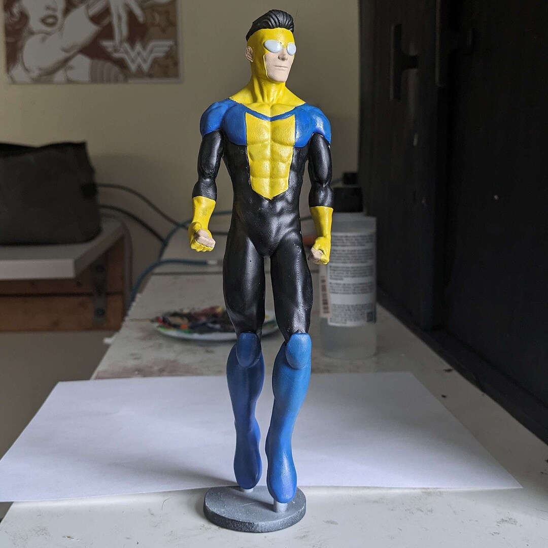 Invincible Mark Grayson Painted Custom Figurine 9.25in Tall - Etsy