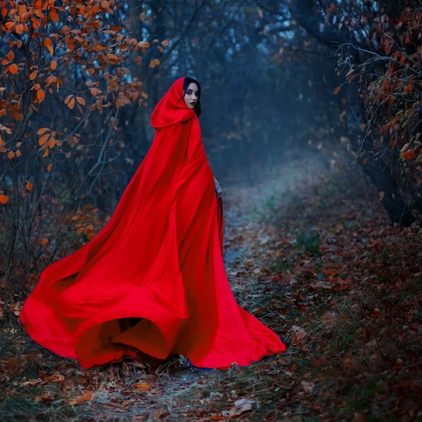 Red Cloak - Etsy