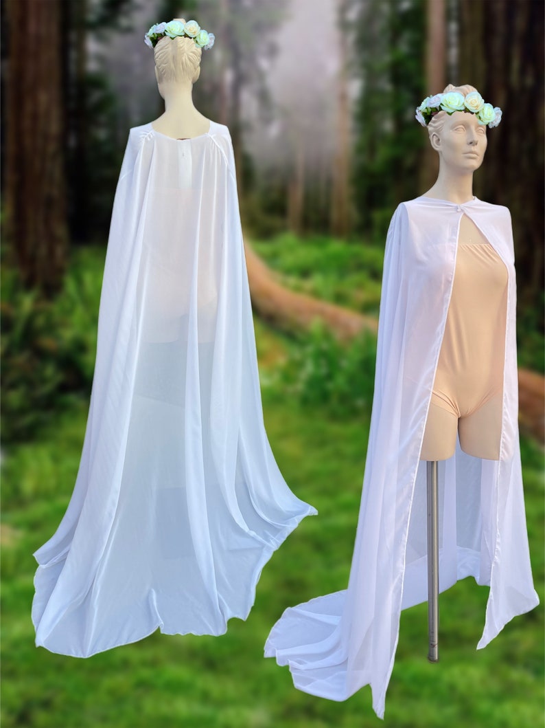 Many Colors/ Full Size Sheer Chiffon/ Cloak Halloween Costume - Etsy