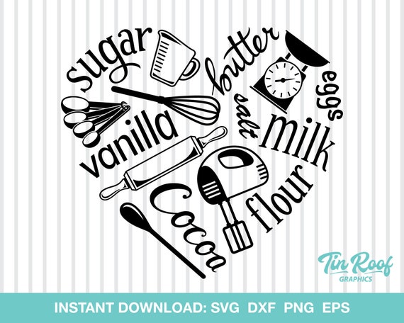 I Love Baking SVG Baking Pastry Cut File | Etsy Hong Kong