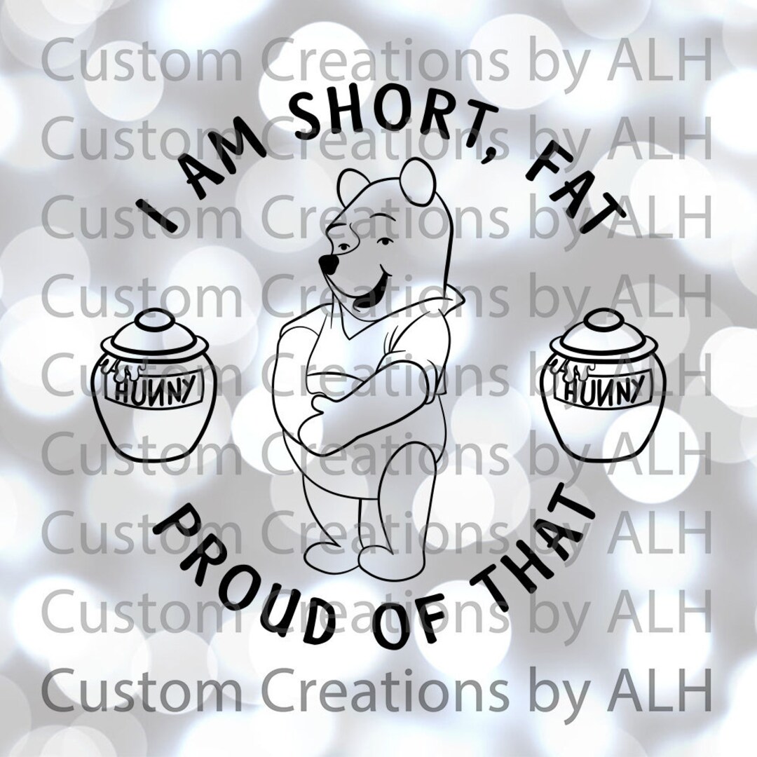 Short Fat Proud of That! SVG DFX PNG - Etsy