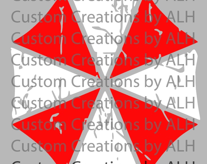 Resident Evil, Umbrella Corporation, svg, eps, pdf, png, Digital Cut ...