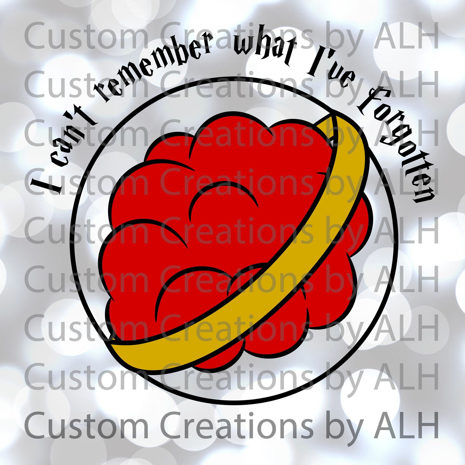 Harry Potter Remembrall SVG I Can't Remeber What | Etsy