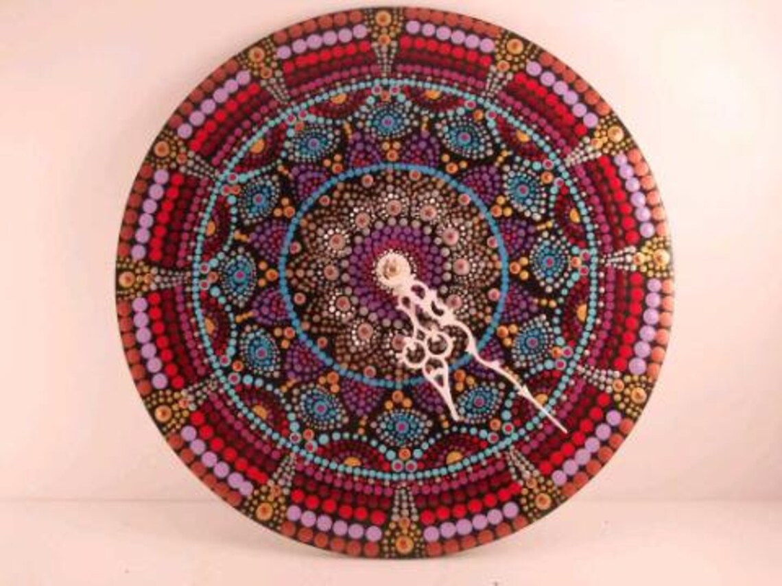 Mandala Clock - Etsy