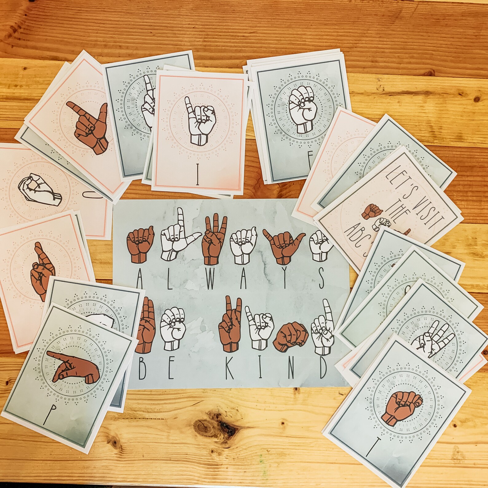 Compact Flash Card 200 ASL Flash Cards For Kids - American Sign ...
