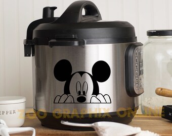 Peeking Mickey and Minnie, Disney, Instant Pot Decals, Instant Pot ...