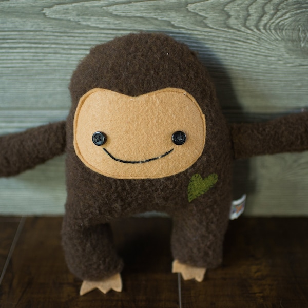 Bigfoot Stuffed Animal - Etsy