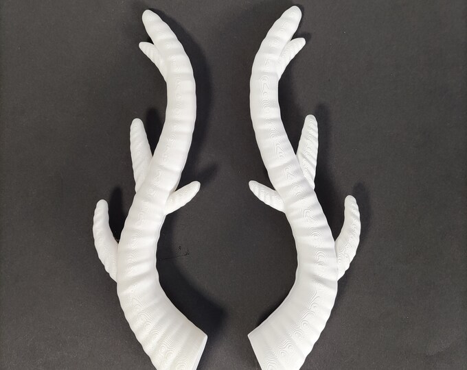 UV White Oni Horns - Etsy