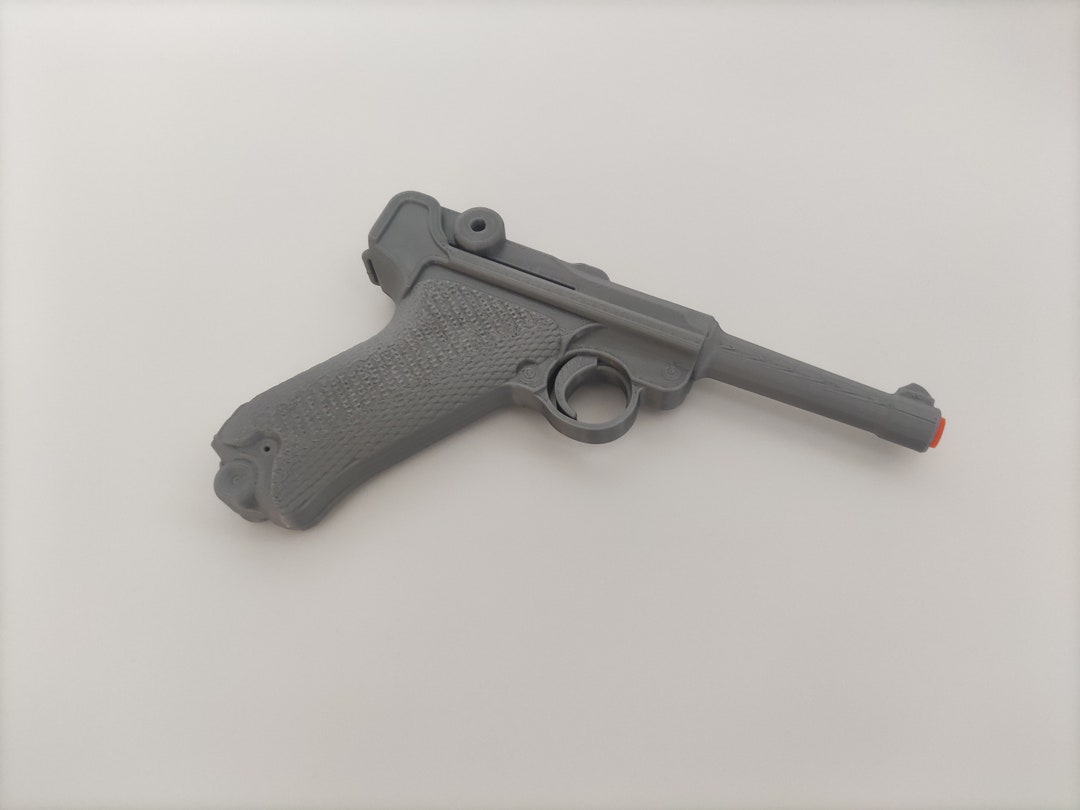 3D Printed Luger Prop Gun - Etsy