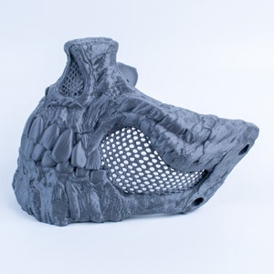 3D Printed Rotten Skull Mask - Etsy