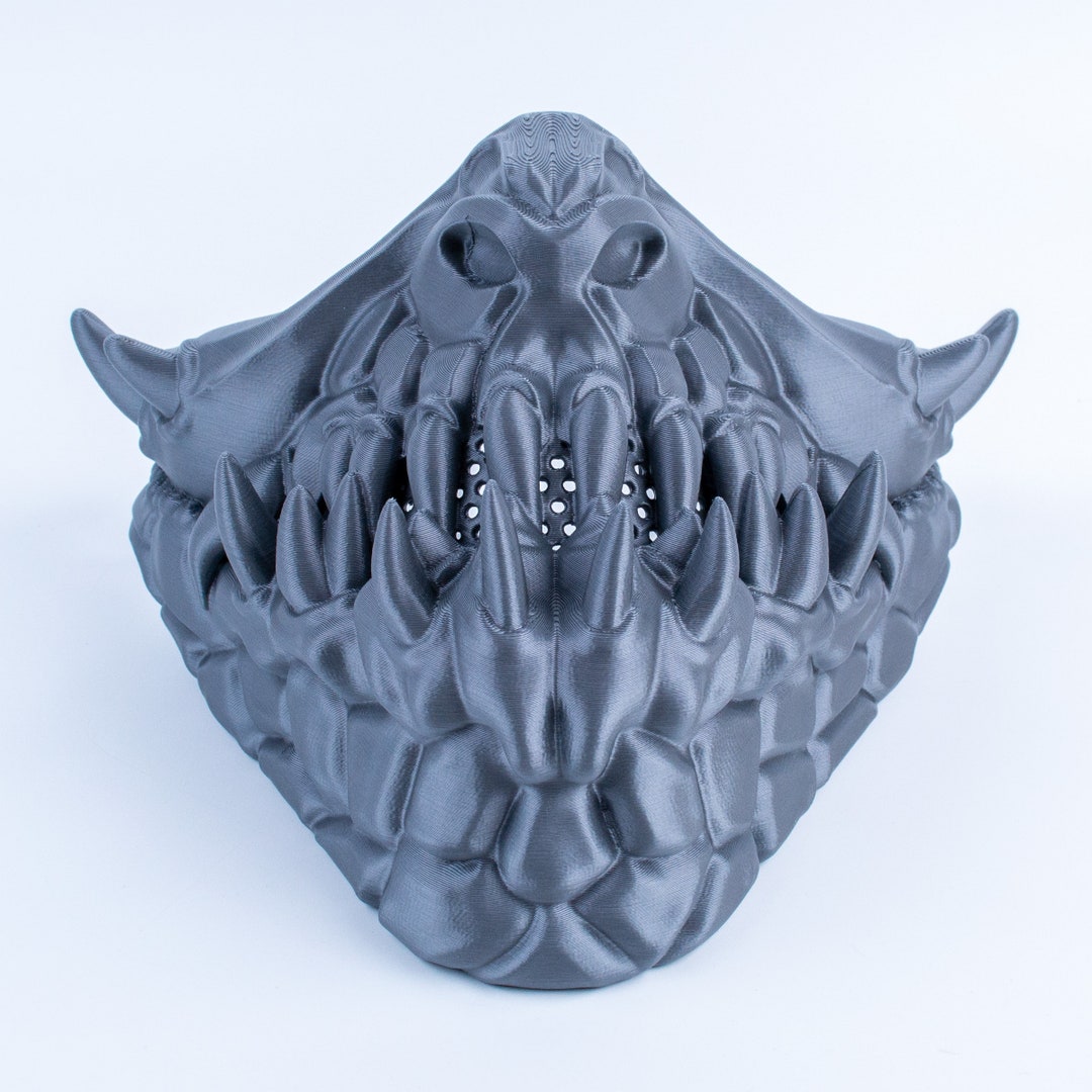 3D Printed Reptile Mask - Etsy