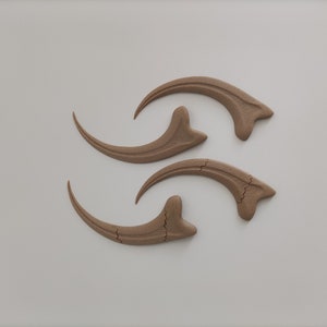 A Set of 2 3D Printed Raptor Claws - Etsy