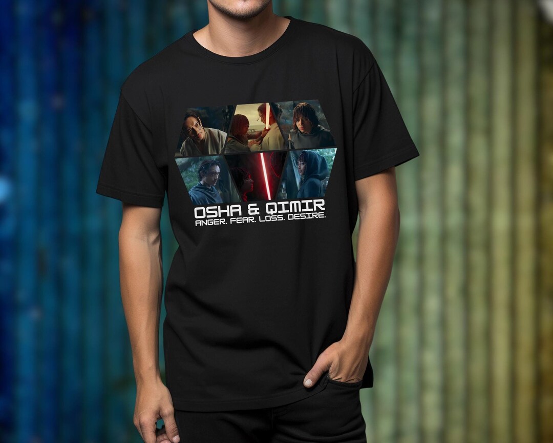 Oshamir Osha Qimir Acolyte T-shirt, Manny Jacinto, the Stranger, Jedi ...