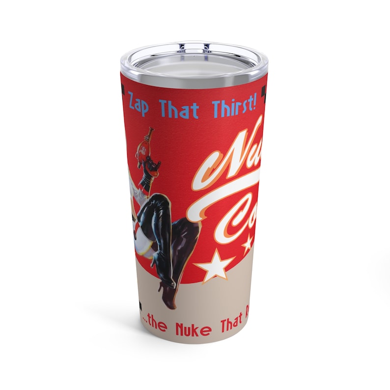 Nuka Cola Tumbler 20oz, Fallout Inspired Mug, Stainless Steel, Nuka ...