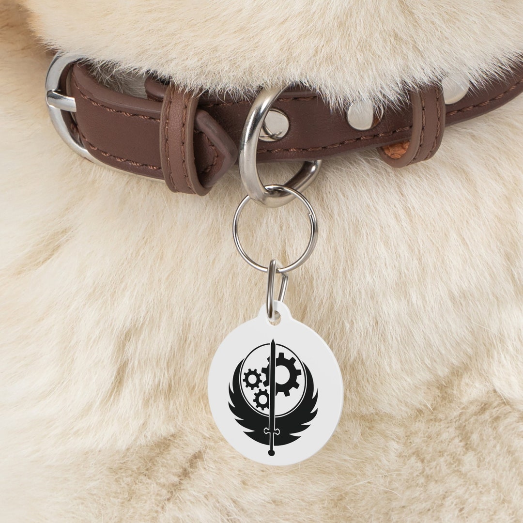Fallout Brotherhood of Steel Pet Tag, Fallout Dog Tag, Fallout Gifts ...