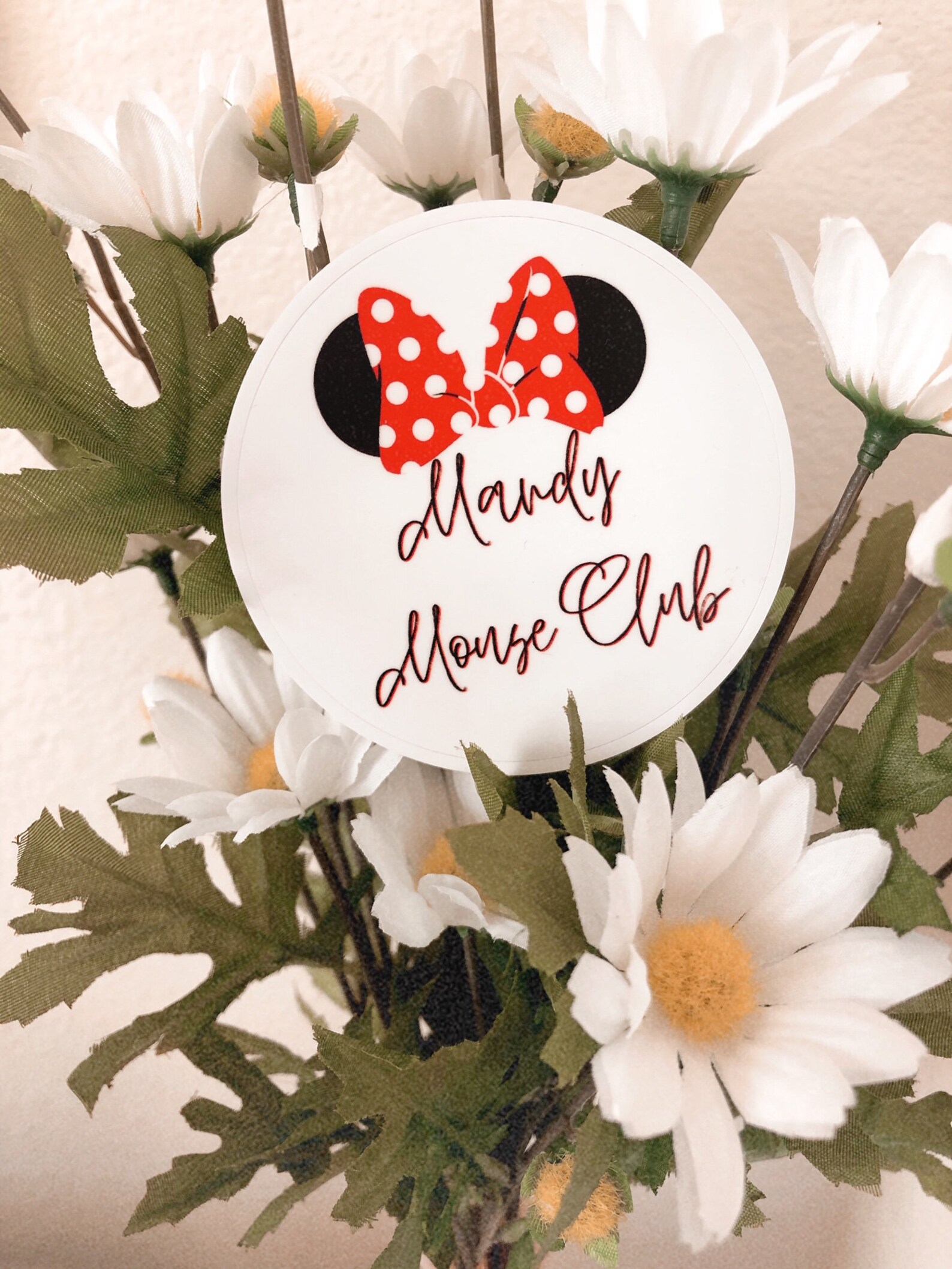 Mandy Mouse Club Sticker - Etsy UK
