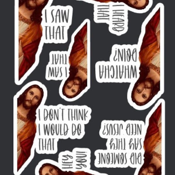 Jesus Sticker - Etsy