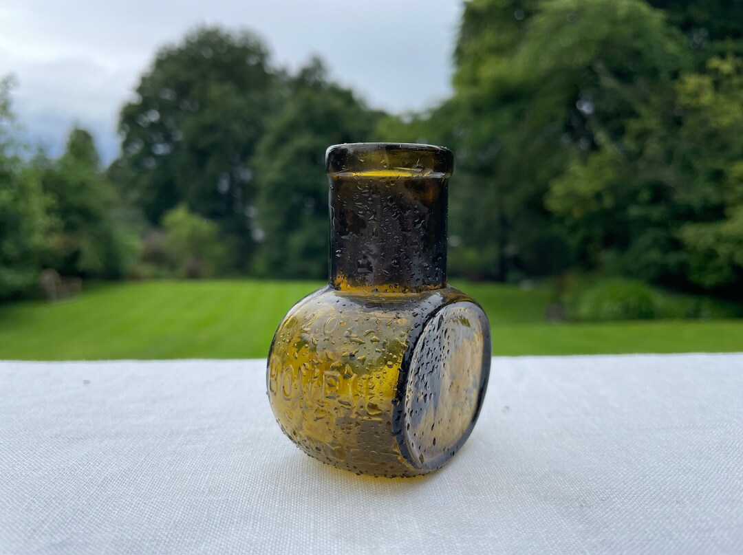 RARE 2oz Vintage Victorian Small YELLOW Bovril Bottle - Etsy