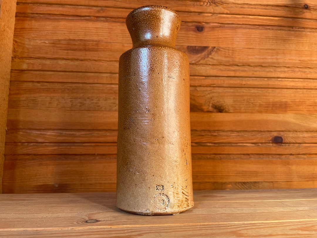 Vintage Large Stoneware Ink Jar - Etsy