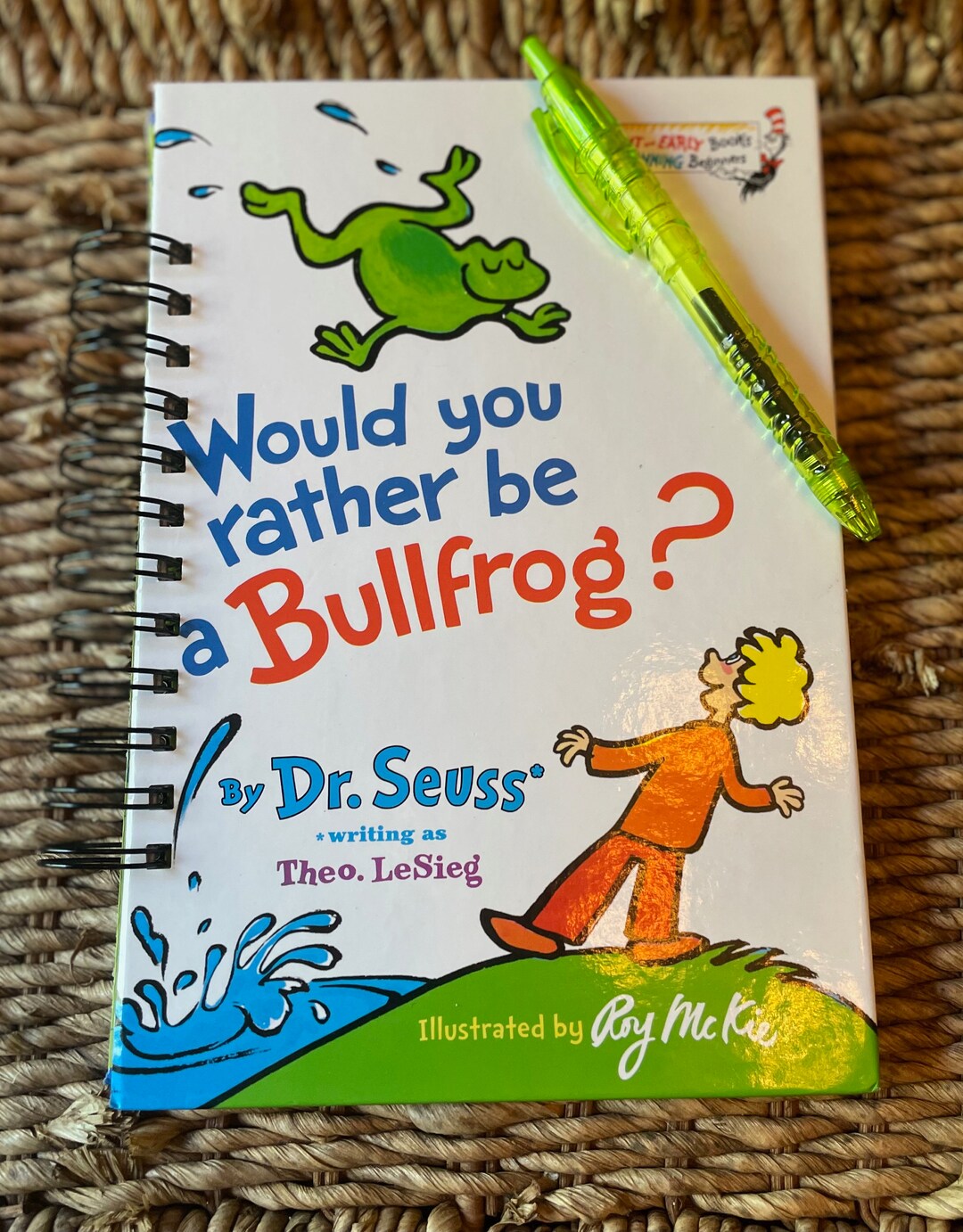 Would You Rather Be a Bullfrog Dr. Seuss, Up-cycled Junk Journal ...