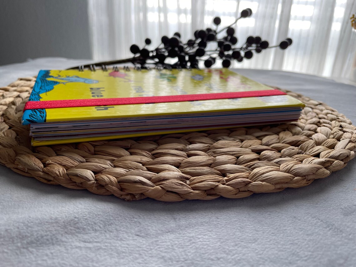 Dr Seuss's One Fish Two Fish Repurposed Book/ Vintage Recycled Children ...