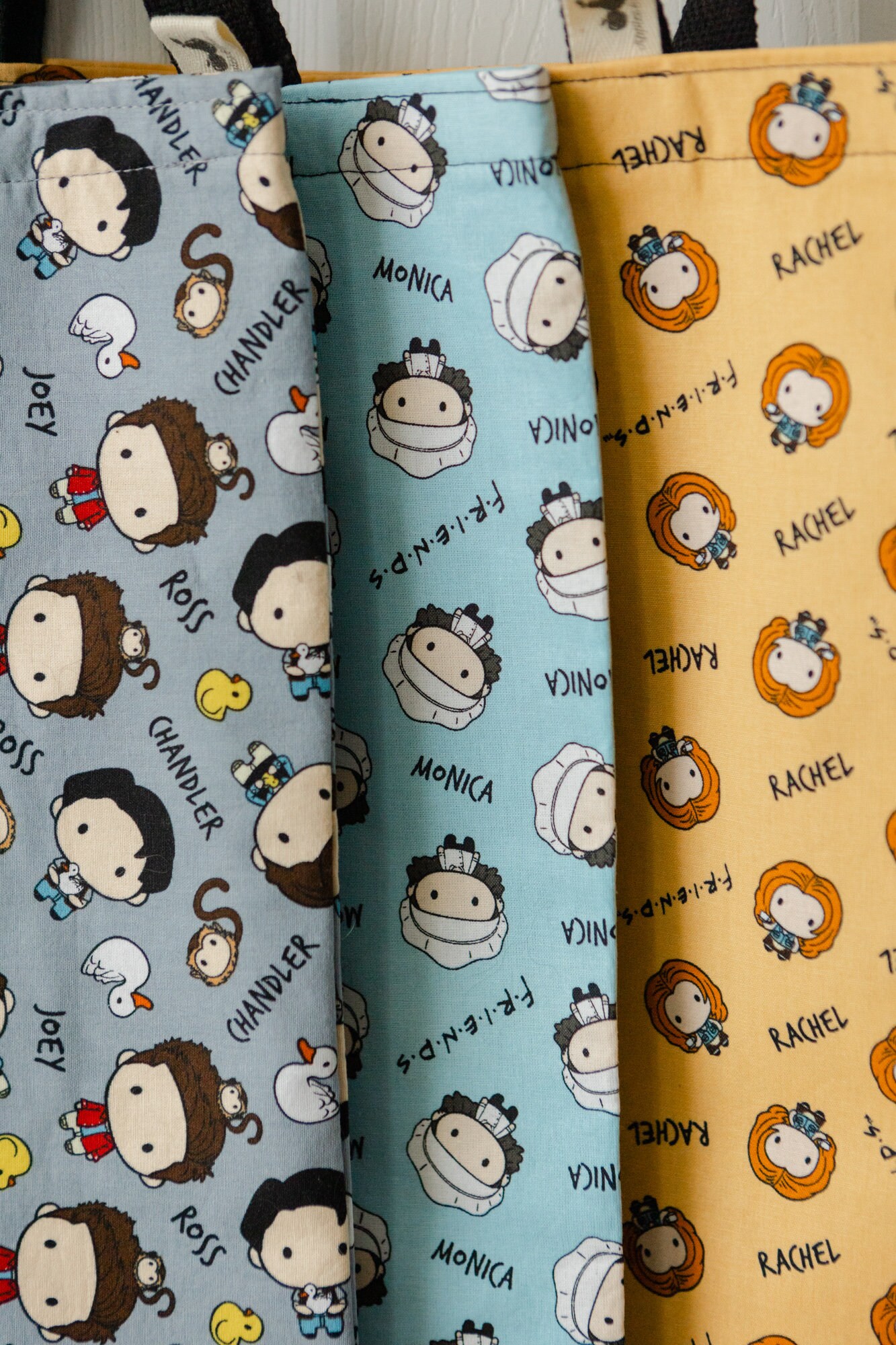 Friends Inspired Tote Bag With Coin Pouch, Women's Handmade Shoulder ...