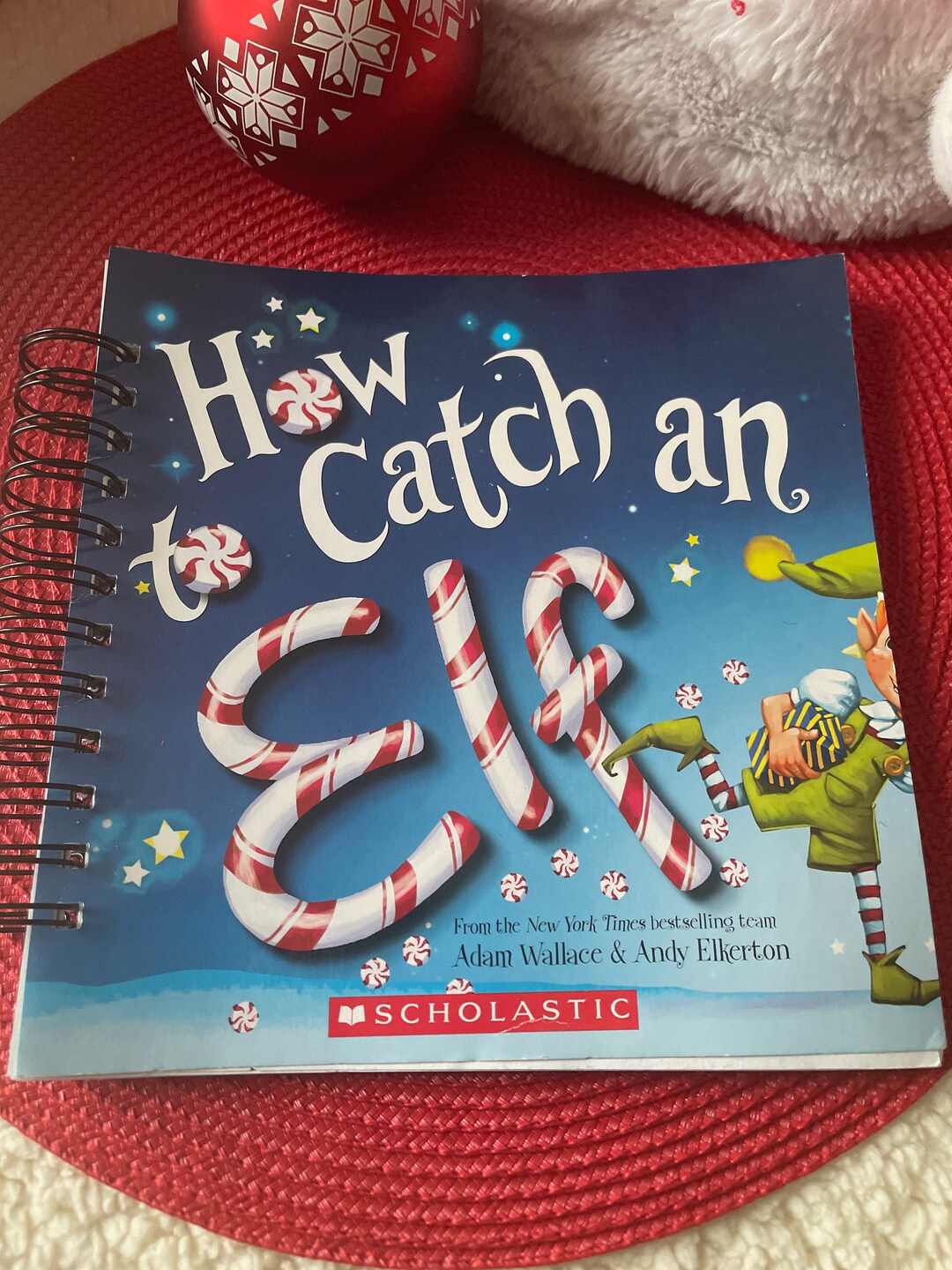 How to Catch an Elf Storybook Journal, Recycled Holiday Gift Notebook ...