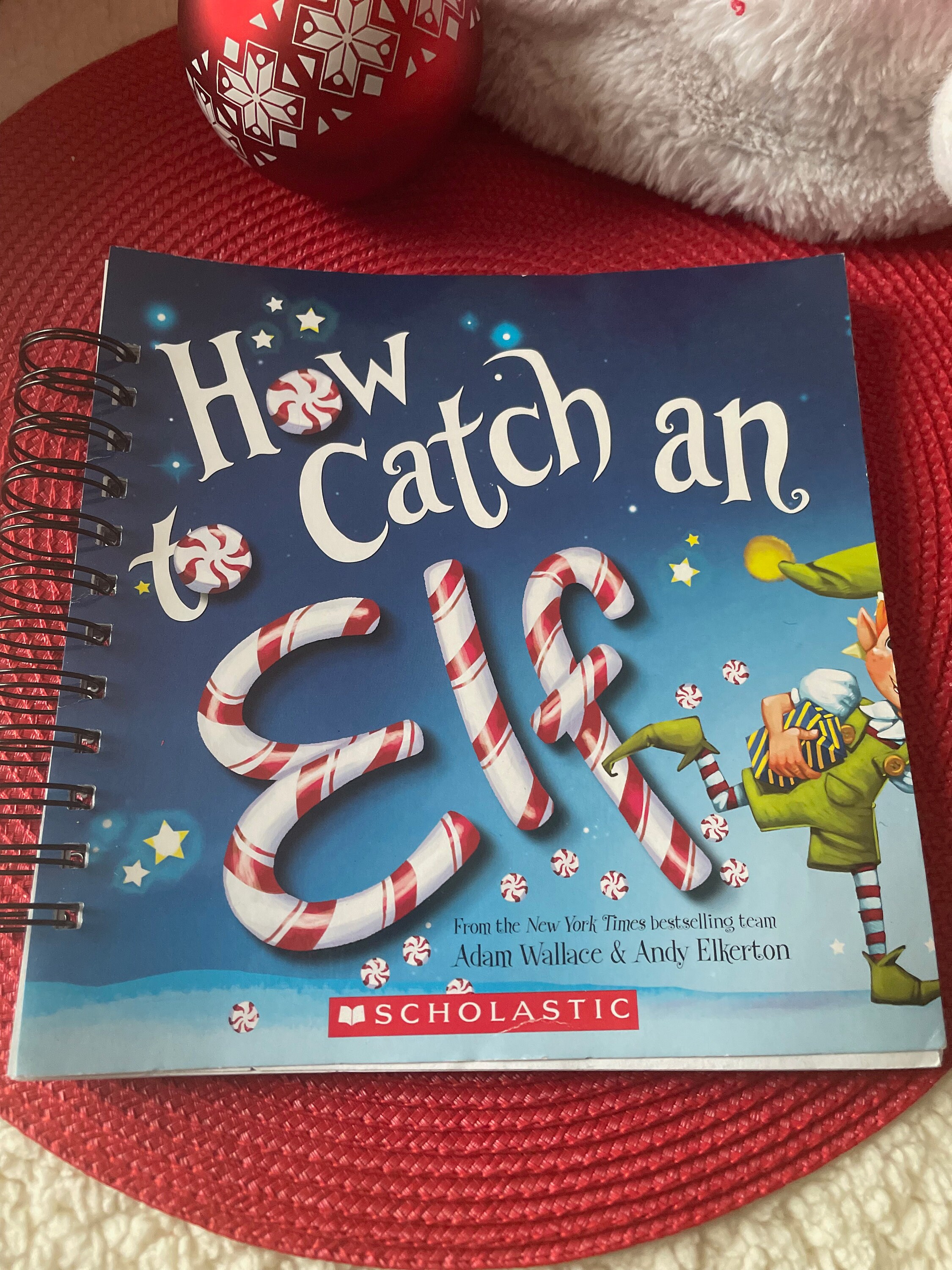 How to Catch an Elf Storybook Journal, Recycled Christmas Notebook With ...