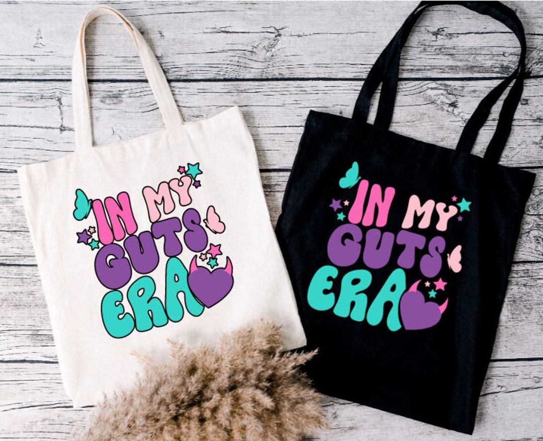 Square in My Guts Era Tote Bag, Guts Inspired Bag, Shoulder Tote Bag ...