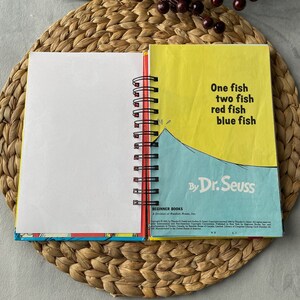 Dr Seuss's One Fish Two Fish Repurposed Book/ Vintage Recycled Children ...