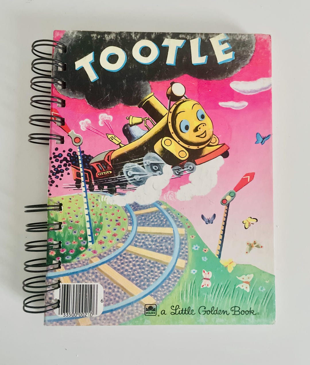 Tootle the Train Vintage Little Golden Storybook Journal,recycled ...