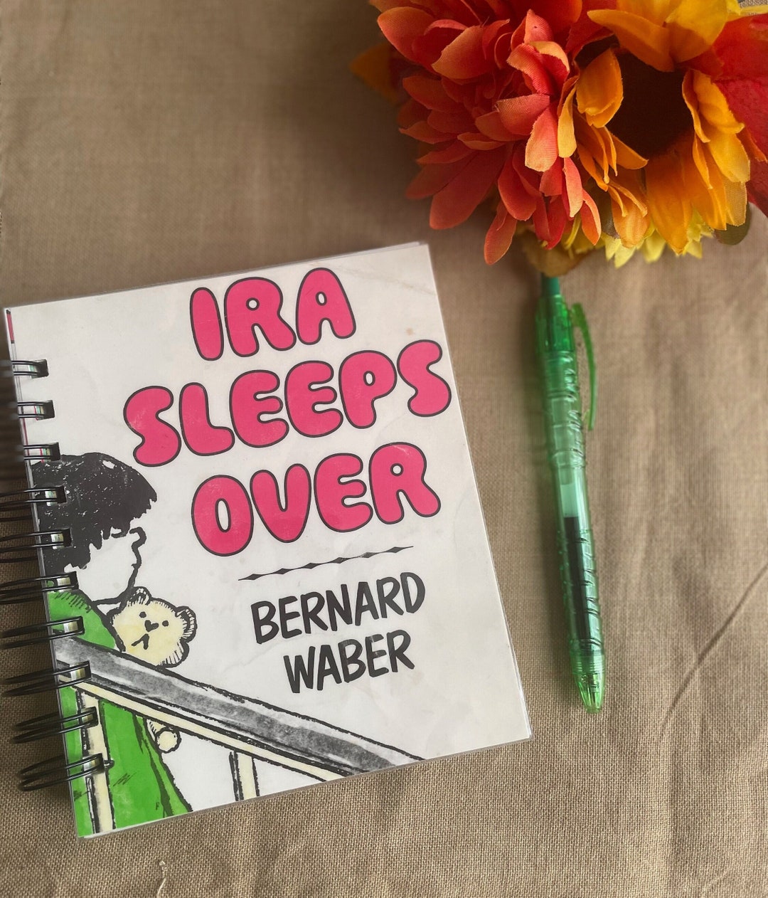 Ira Sleeps Over Storybook Journal: Upcycled Children's Book Notebook - Etsy