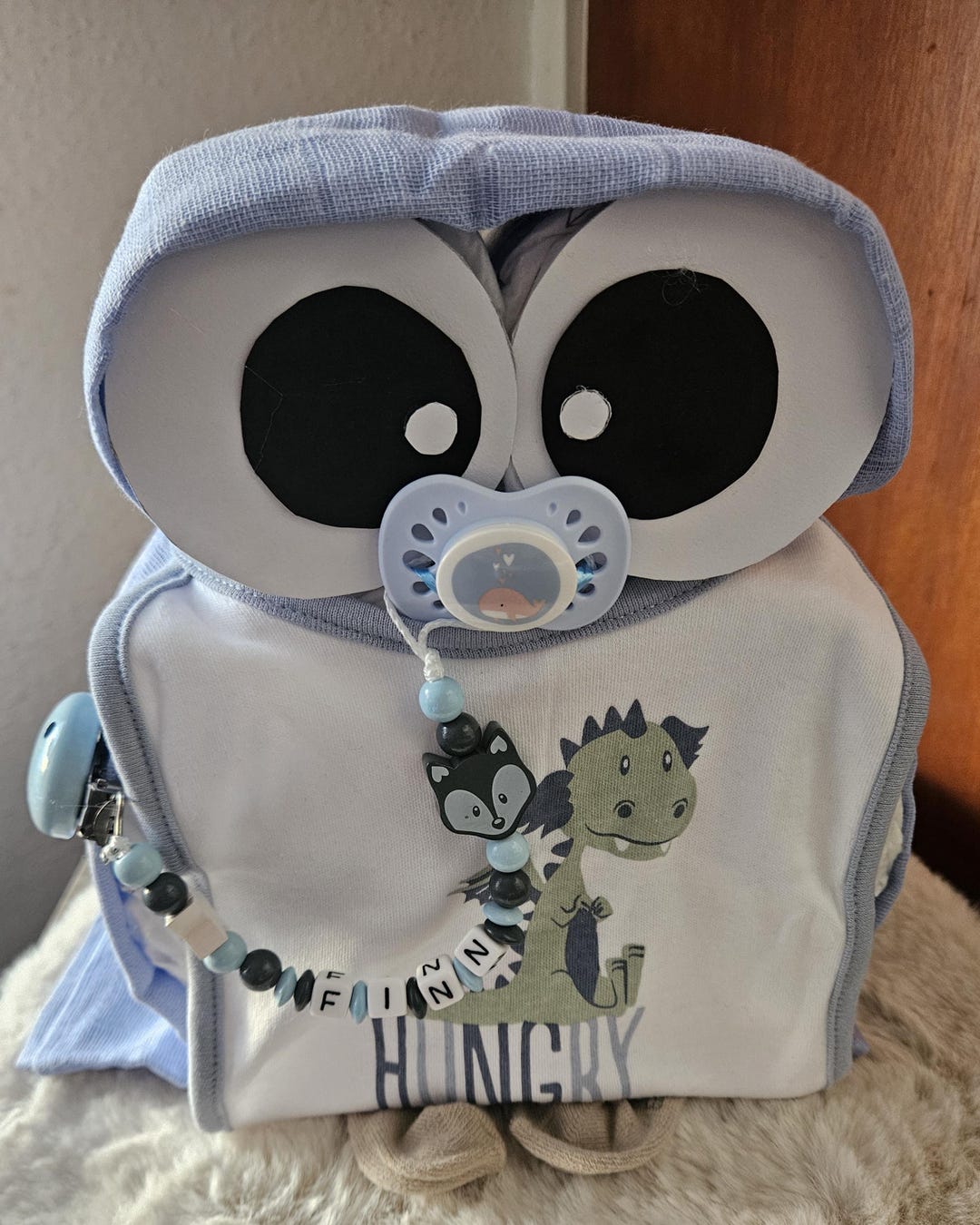 Diaper Cake Owl With Pacifier Chain - Etsy