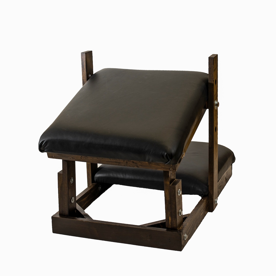V4 Large Deluxe Kneeler / BDSM Spanking Bench With Tie Downs and Angle ...