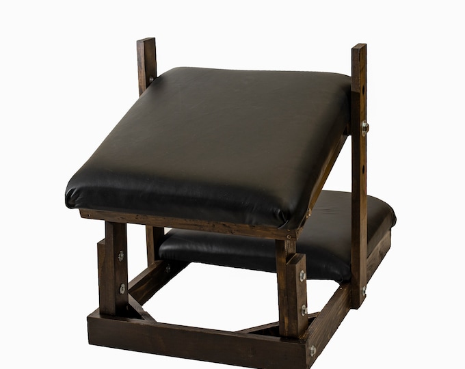 V4 Large Deluxe Kneeler / BDSM Spanking Bench With Tie Downs and Angle ...