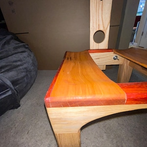 Solid Ash CBT Chair Rim Chair Queening Chair Femdom BDSM Dungeon ...