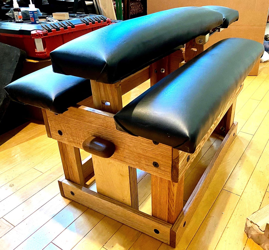 Overbuilt Adult Positioning Bench Dungeon BDSM Furniture Spanking Horse ...