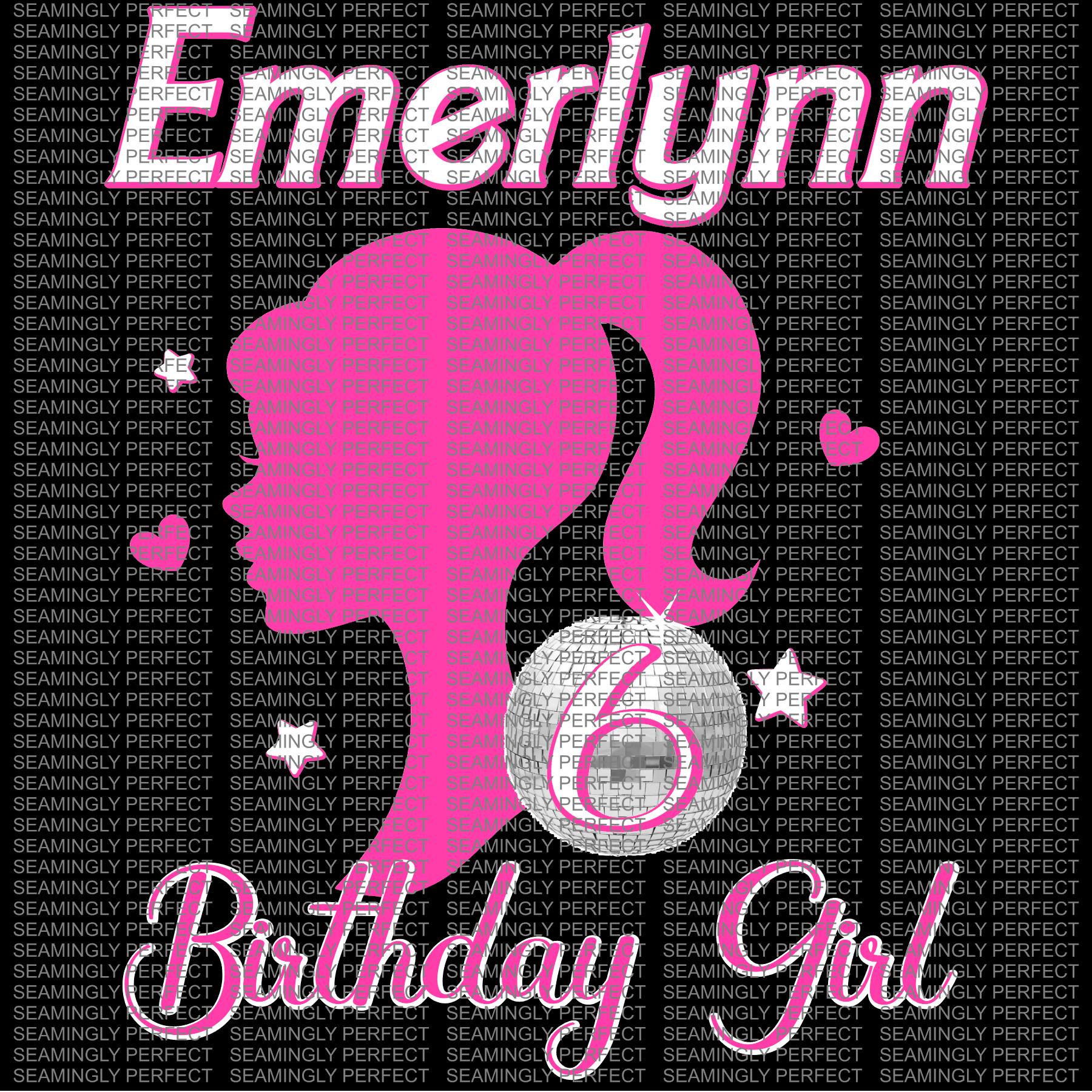 Custom Doll Head Birthday PNG - Etsy