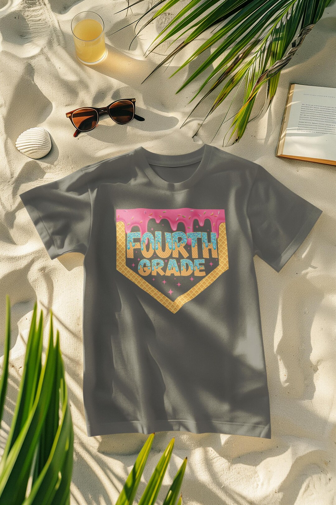 Fourth Grade Back to School Drip Png,back to School Shirt PNG, Ice ...