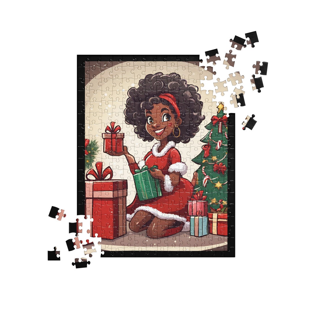 Ms. Curly Gurl Jigsaw Puzzle - Etsy