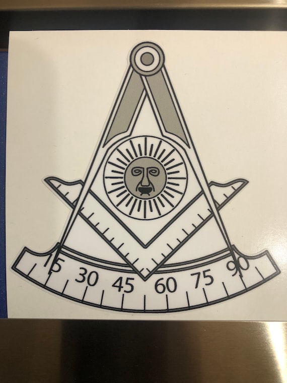 Past Master Masonic Decal - Etsy