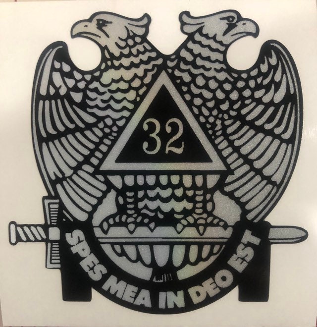 32 Degree Masonic Decal - Etsy