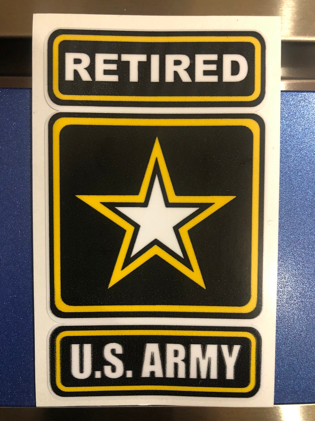 Retired Army Decal - Etsy