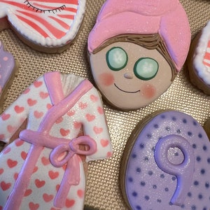 Sleepover Theme Cookies: Handmade Decorated Cookies - Etsy
