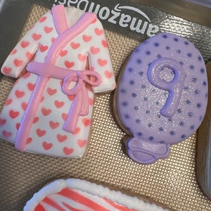 Sleepover Theme Cookies: Handmade Decorated Cookies - Etsy